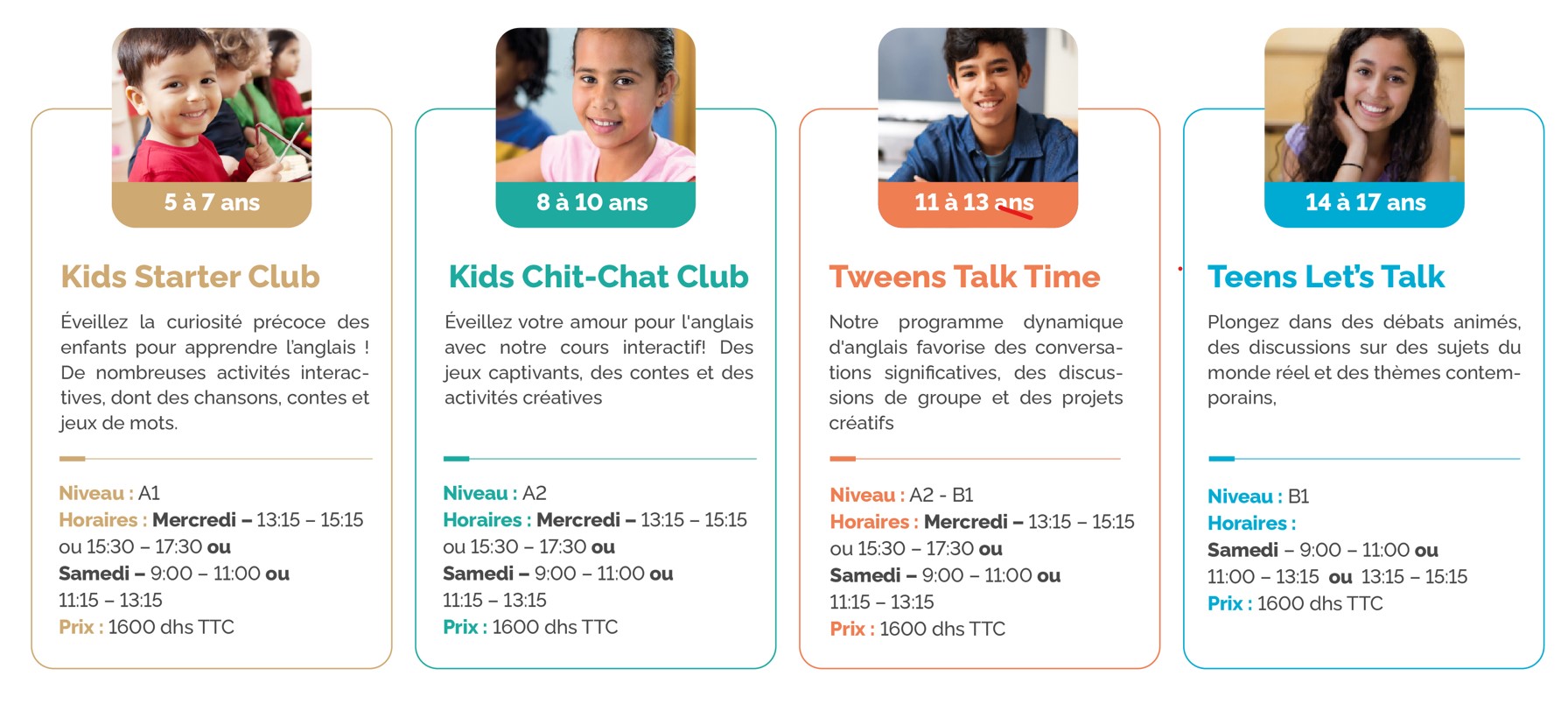 Programme parascolaire d’Anglais | Amideast Morocco